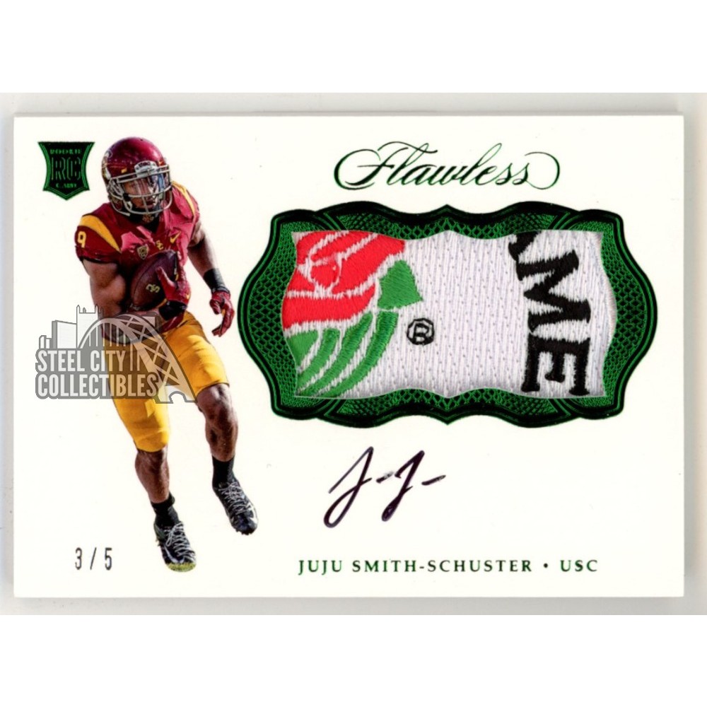 Juju Smith-Schuster 2017 Panini Flawless Collegiate Emerald Rose Bowl ...