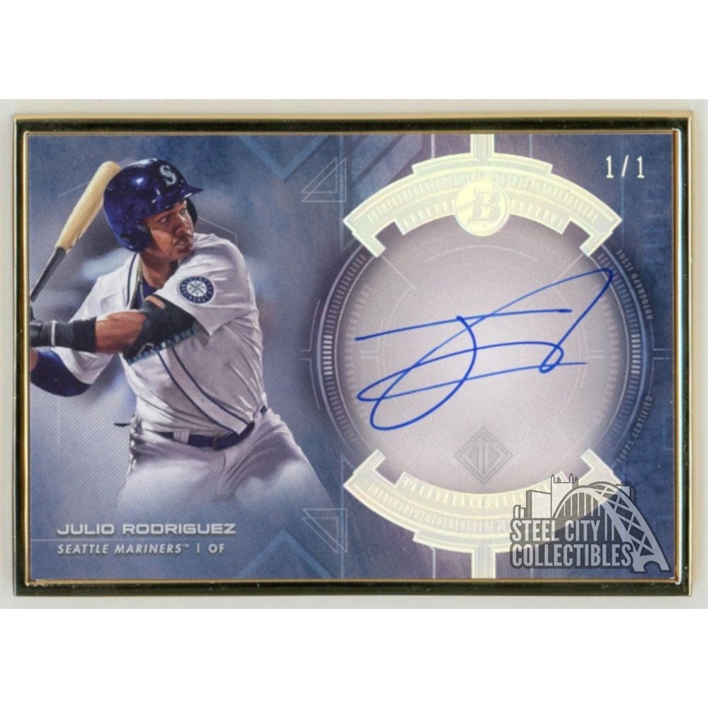 Julio Rodriguez 2020 Bowman Transcendent Rookie Autograph Card Platinum ...