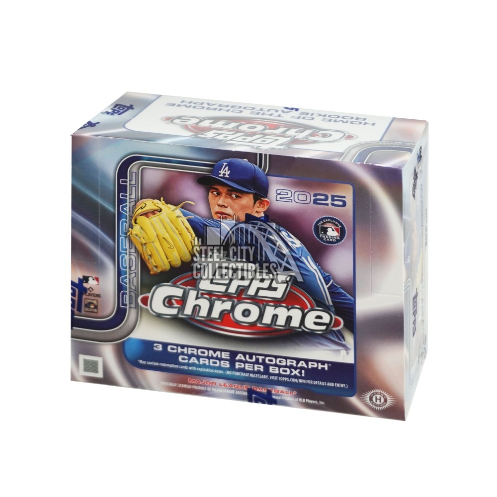 2025 Topps Chrome Baseball Jumbo Hobby Box | Steel City Collectibles