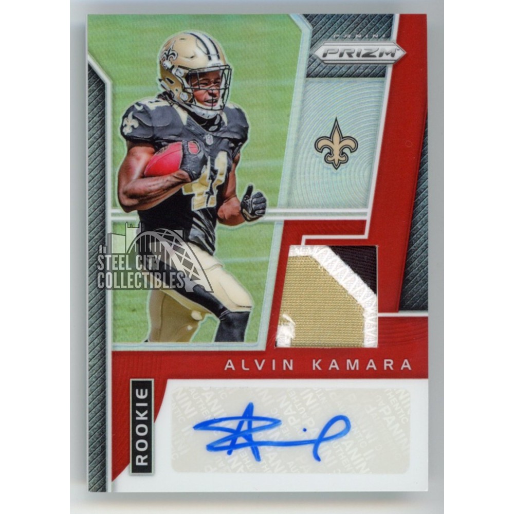 Alvin Kamara 2017 Panini Prizm Rookie Patch Autograph RPA Card 03/15 ...