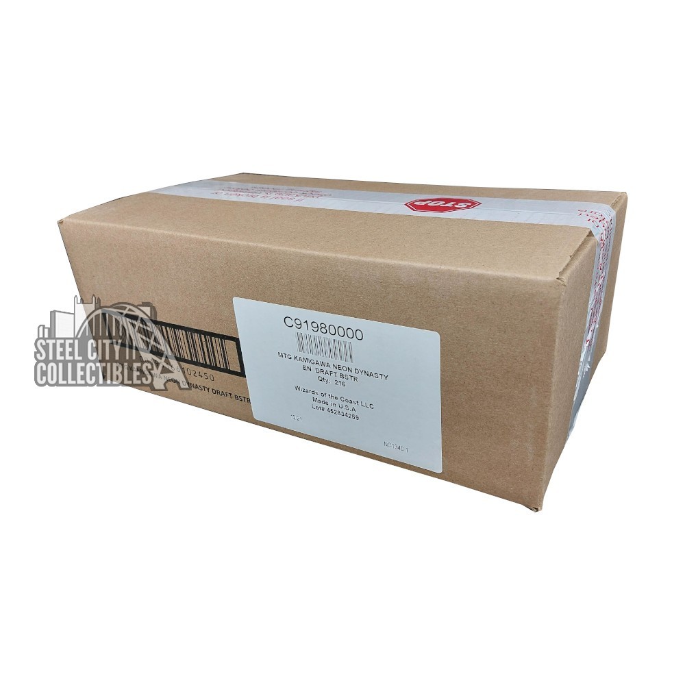Magic the Gathering Kamigawa Neon Dynasty Draft Booster 6-Box Case ...
