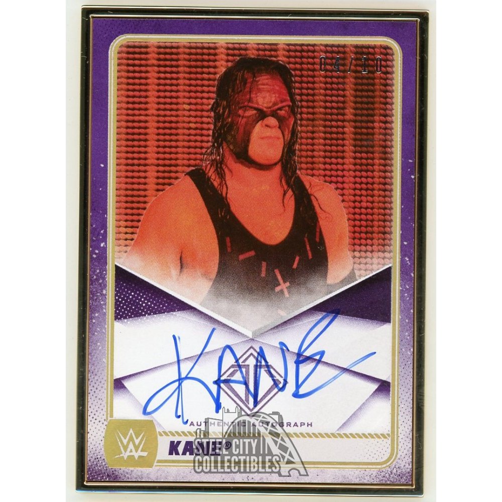 Kane 2020 Topps Transcendent WWE Autographed Card 04/10 | Steel City ...