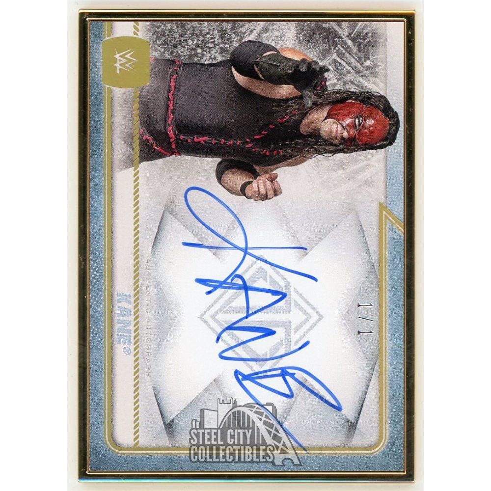 Kane 2020 Topps Transcendent WWE Autographed Card 1/1 | Steel City ...