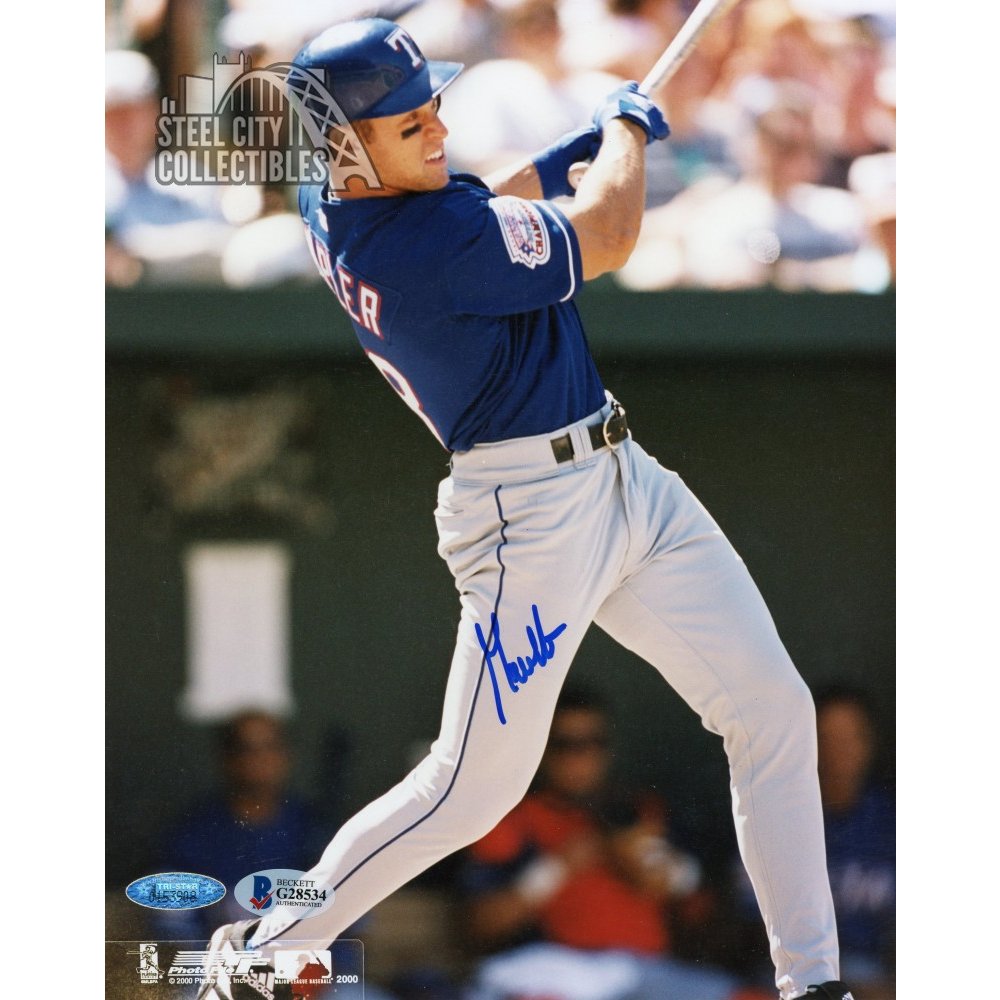 Gabe Kapler Autographed Texas Rangers 8x10 Photo - BAS COA | Steel City ...
