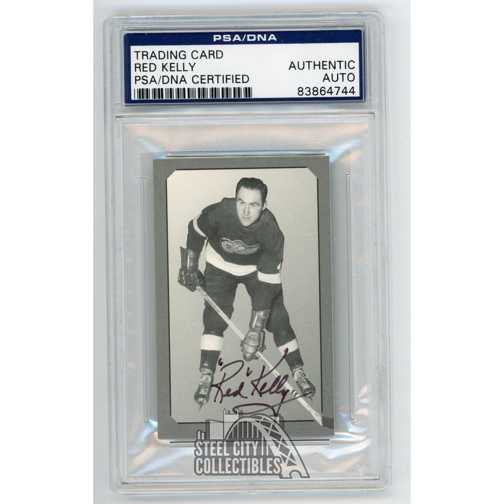 Red Kelly Autographed Pre-Parkie Card /1000 - PSA/DNA | Steel City ...