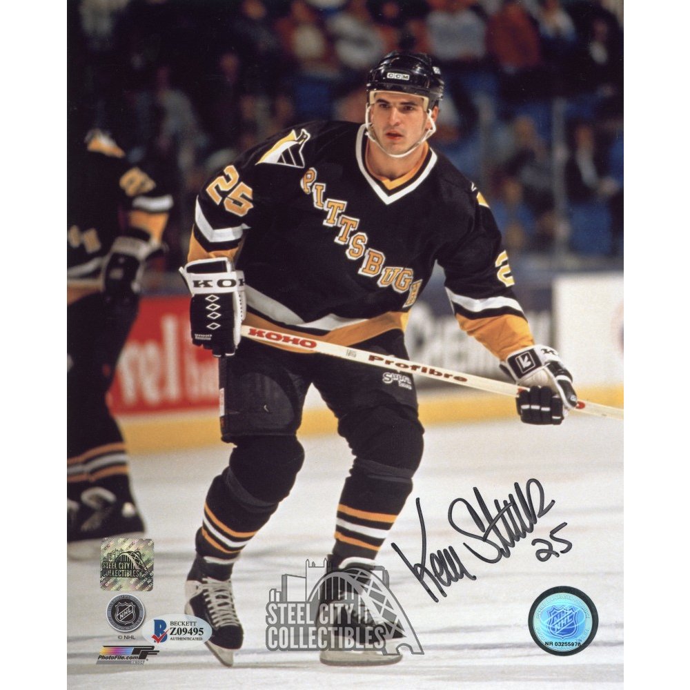Kevin Stevens Autographed Pittsburgh Penguins 8x10 Photo - BAS COA ...