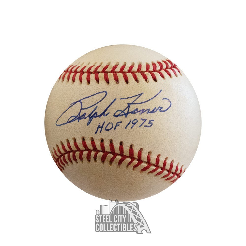 Ralph Kiner HOF 1975 Autographed Official National League Baseball ...