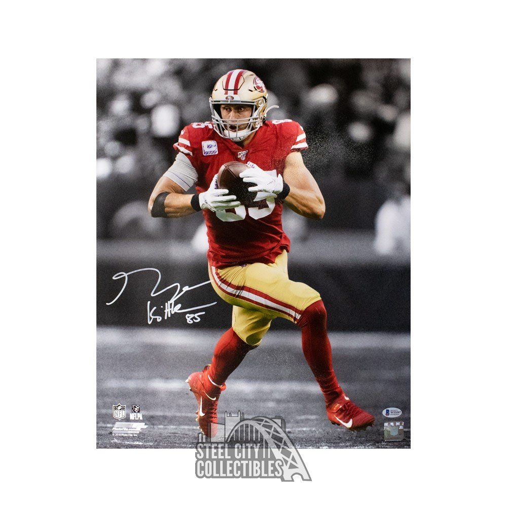 George Kittle Autographed San Francisco 49ers 16x20 Photo - BAS COA ...