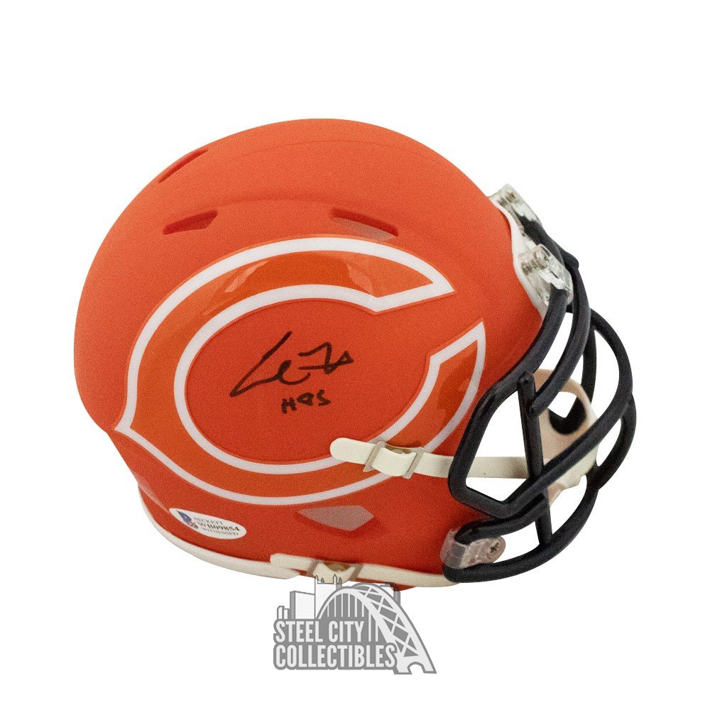 Cole Kmet Autographed Chicago Bears AMP Mini Football Helmet - BAS COA ...