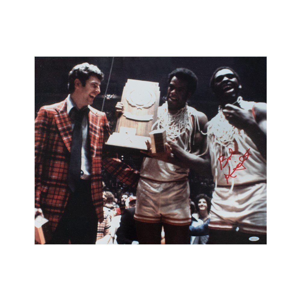 Bob Knight Autographed 16x20 Photo (Trophy) - Steiner COA | Steel City ...