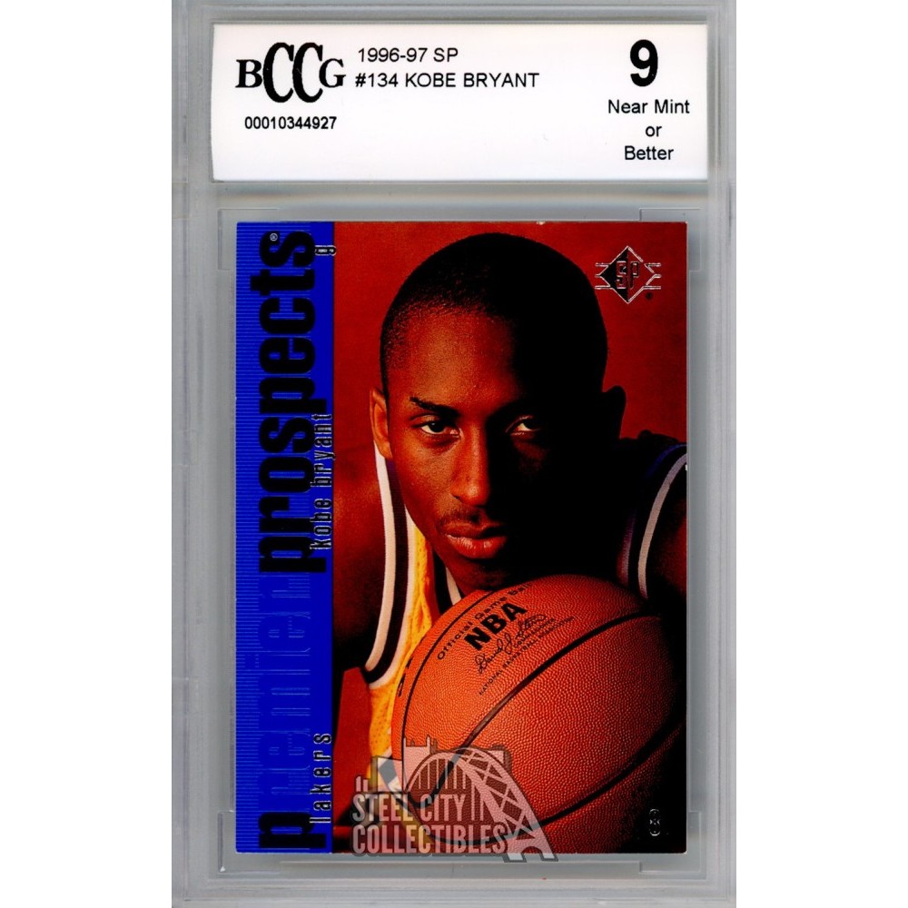 Kobe Bryant 1996-97 Upper Deck SP Rookie Card #134 BCCG 9 | Steel City ...