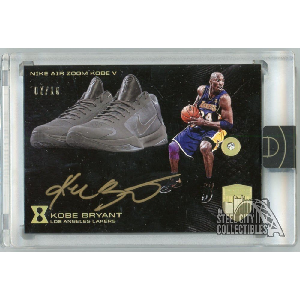 Kobe Bryant 2017-18 Panini Kobe Eminence Signature Sketches Autograph ...
