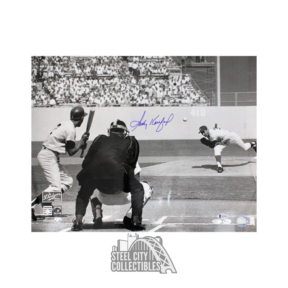 Sandy Koufax Autographed 16x20 Photo - BAS LOA | Steel City Collectibles