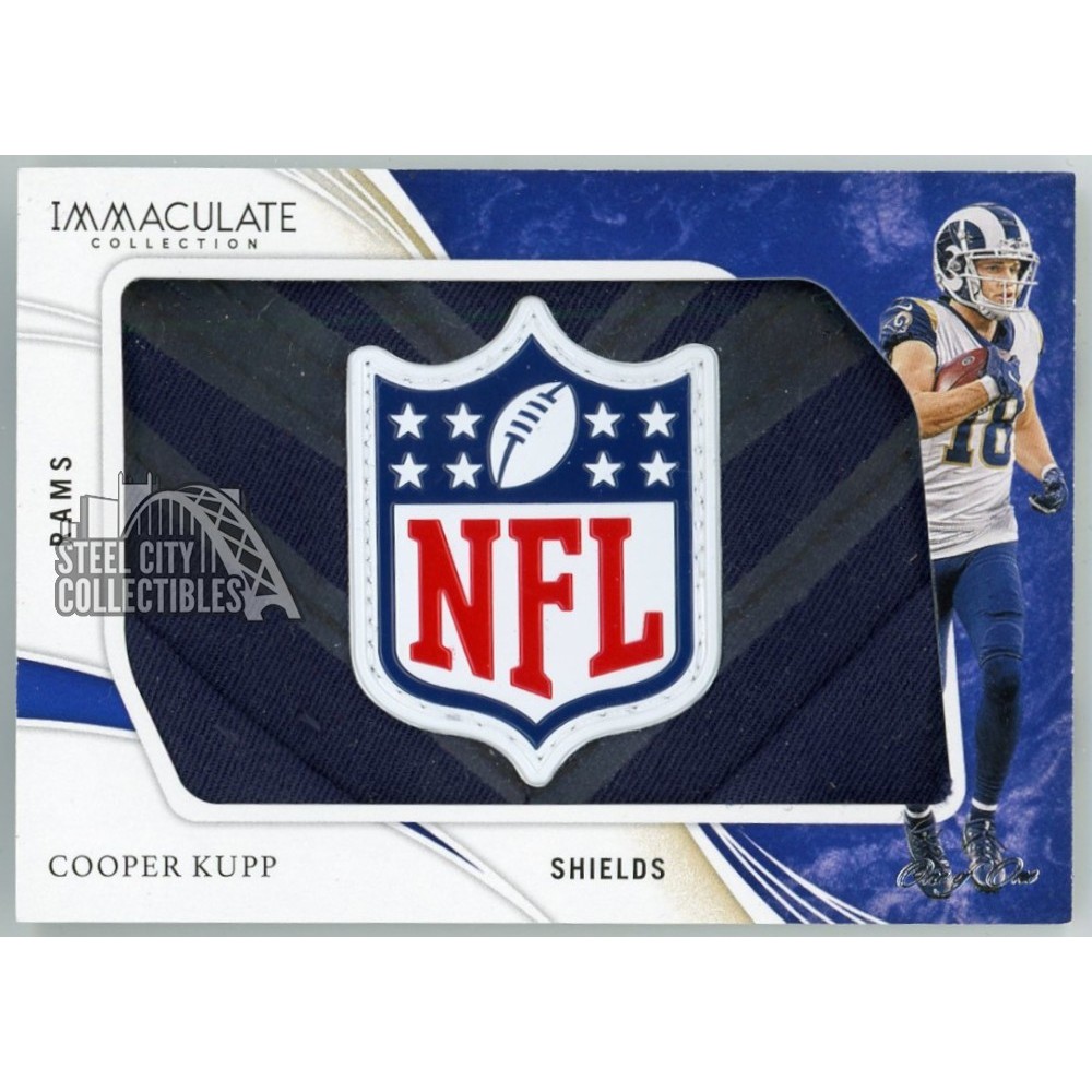 Cooper Kupp 2020 Panini Immaculate Collection Football NFL Logo Shield ...