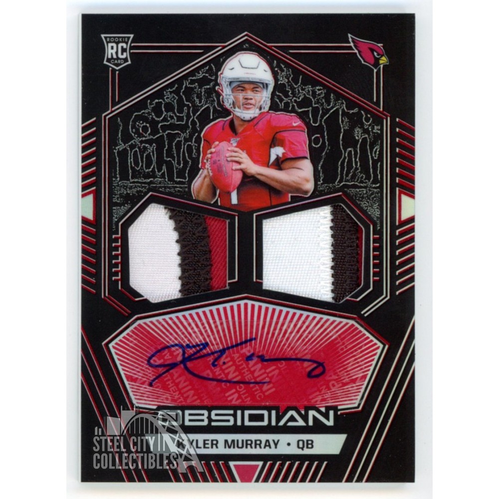 Kyler Murray 2019 Panini Obsidian Dual Rookie Patch Autograph Card 03/ ...