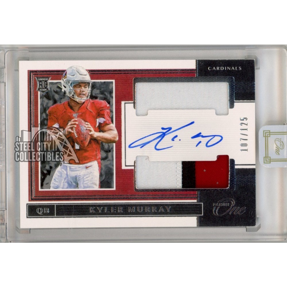 Kyler Murray 2019 Panini One Autograph Rookie Patch Card #35 107/125 ...