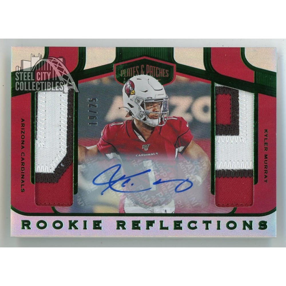 Kyler Murray 2019 Panini Plates & Patches Autograph Dual Rookie Patch ...
