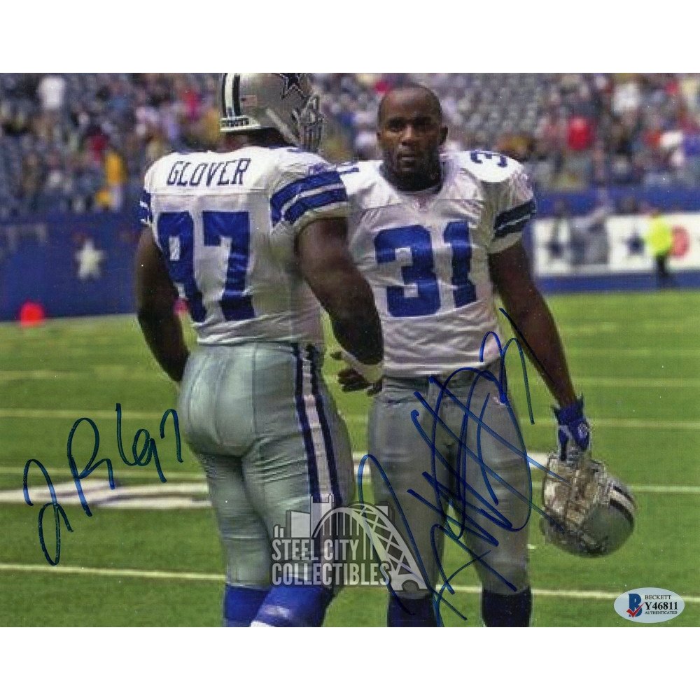 La'Roi Glover and Roy Williams Autographed Dallas Cowboys 8x10 Photo ...