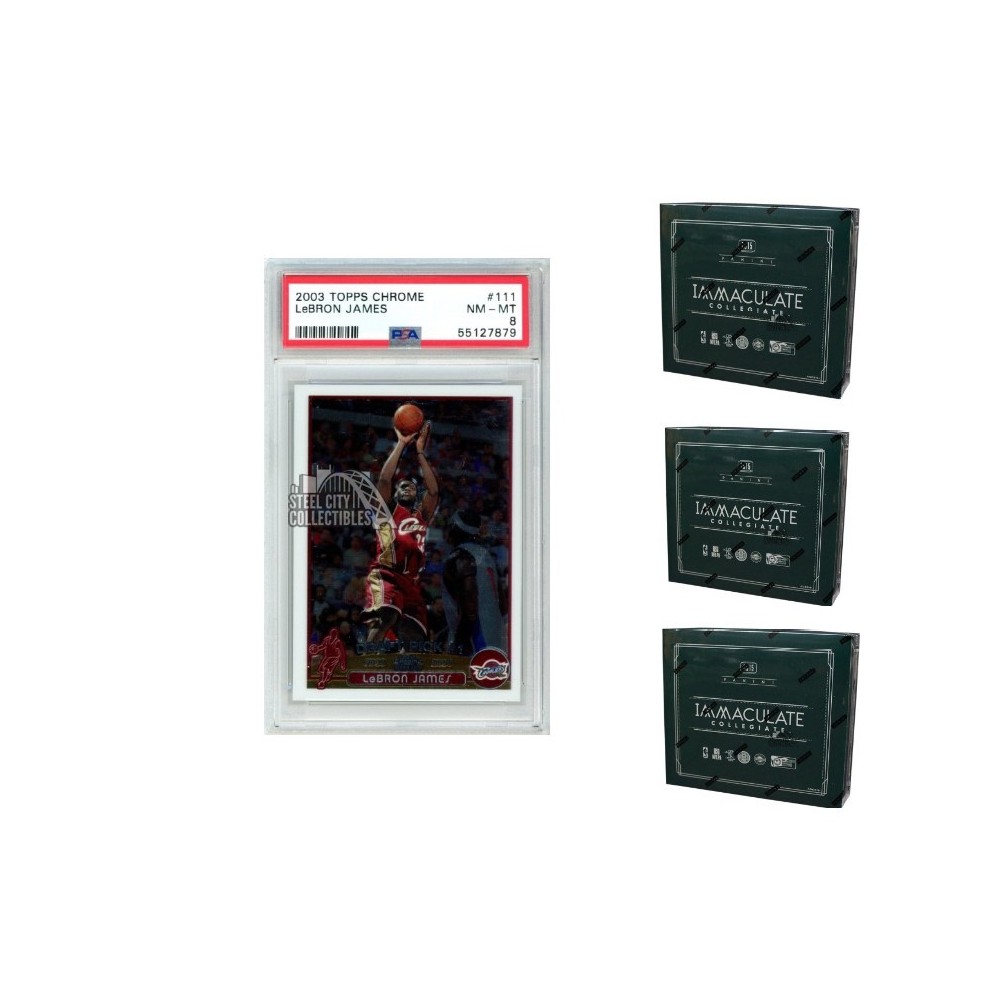 2015 Panini Immaculate Collegiate Multi-Sport Edition Hobby 3-Box ...