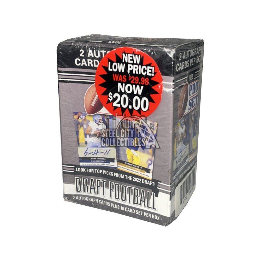2022 Pro Set Draft Football Blaster Box **PLEASE READ** | Steel City ...