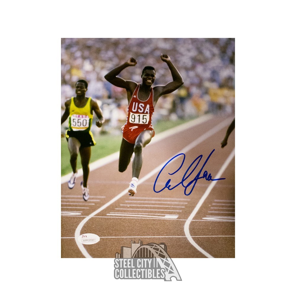 Carl Lewis Autographed Team USA 8x10 Photo - JSA COA | Steel City ...