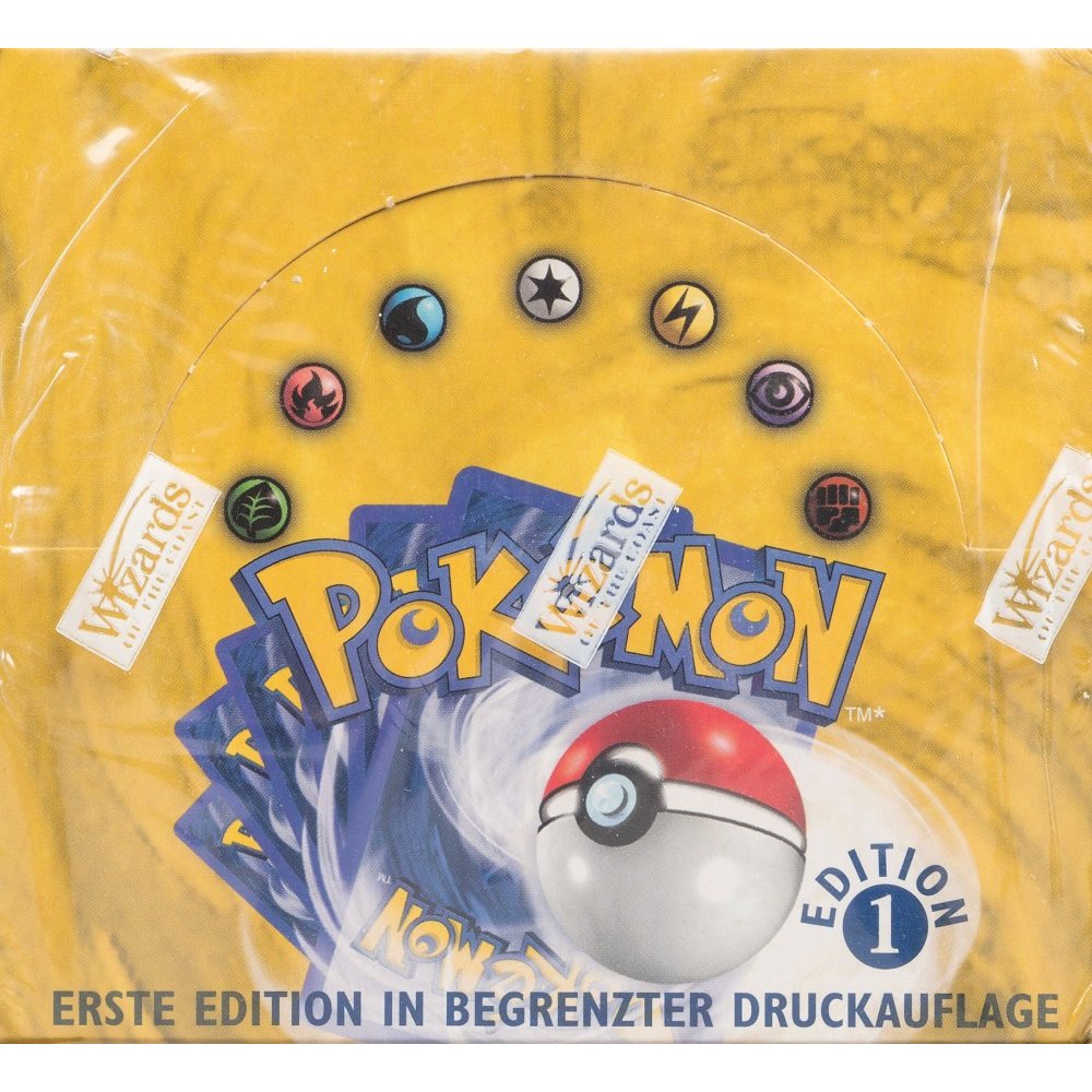 Pokemon Base Set 1 German Booster Box - 1st Edition | Steel City ...