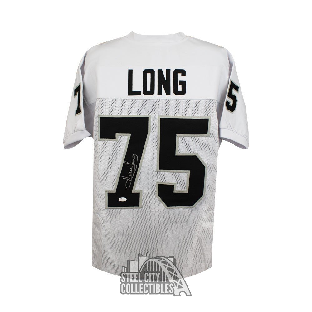 Howie Long Autographed Oakland Custom White Football Jersey - JSA COA ...