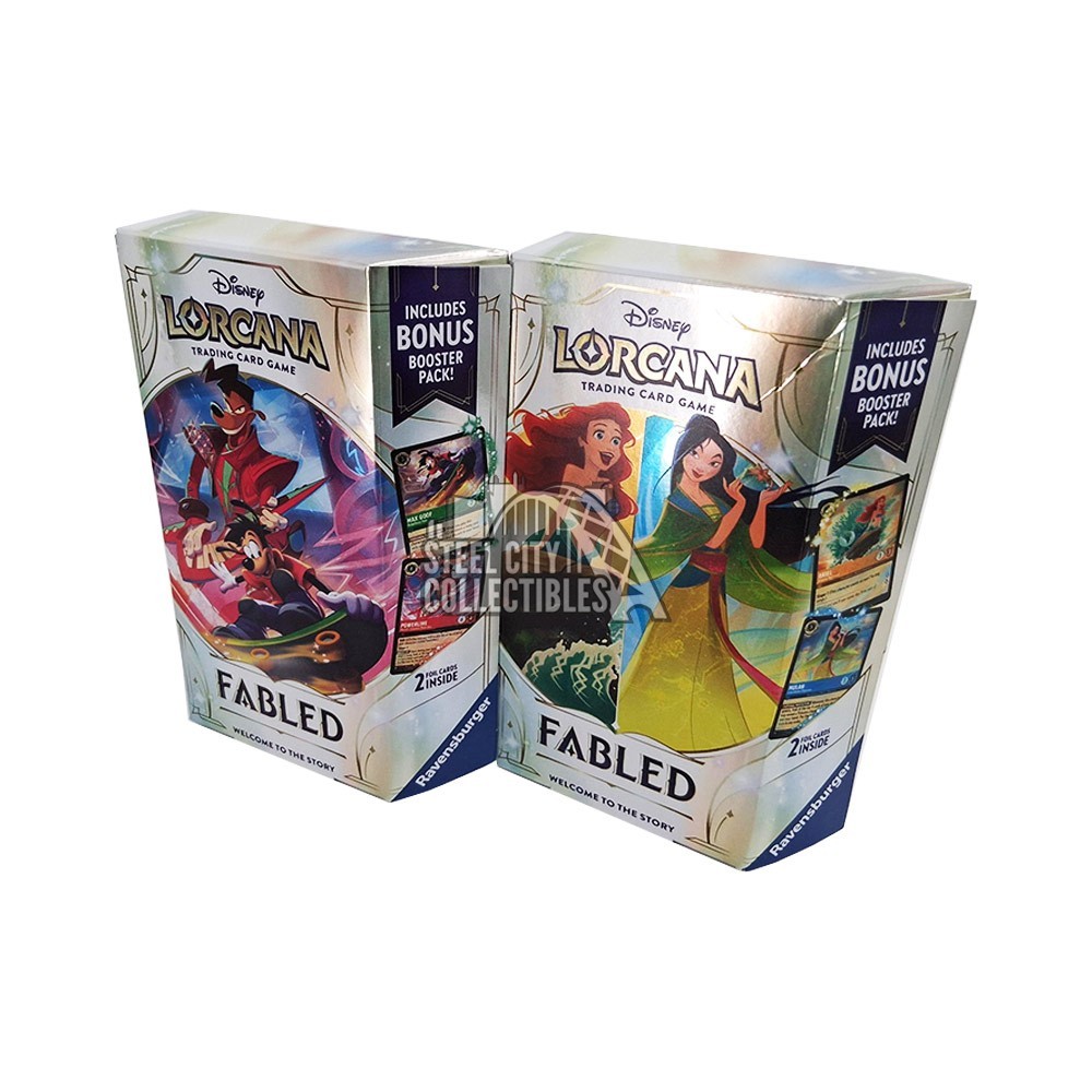 Lorcana Fabled Starter Deck Pair | Steel City Collectibles