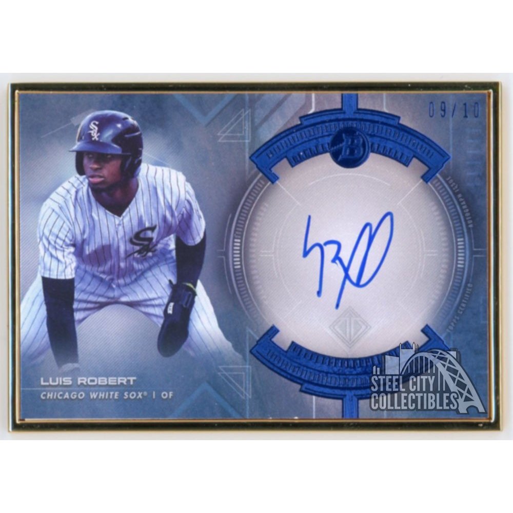 Luis Robert 2020 Bowman Transcendent Rookie Autograph Card Blue 09/10 ...