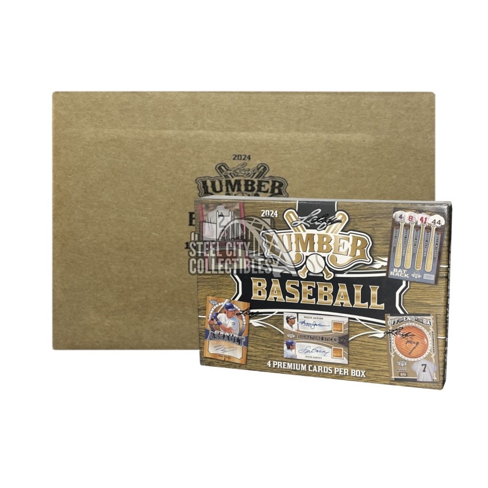 2024 Leaf Lumber Baseball Hobby 10-Box Case | Steel City Collectibles