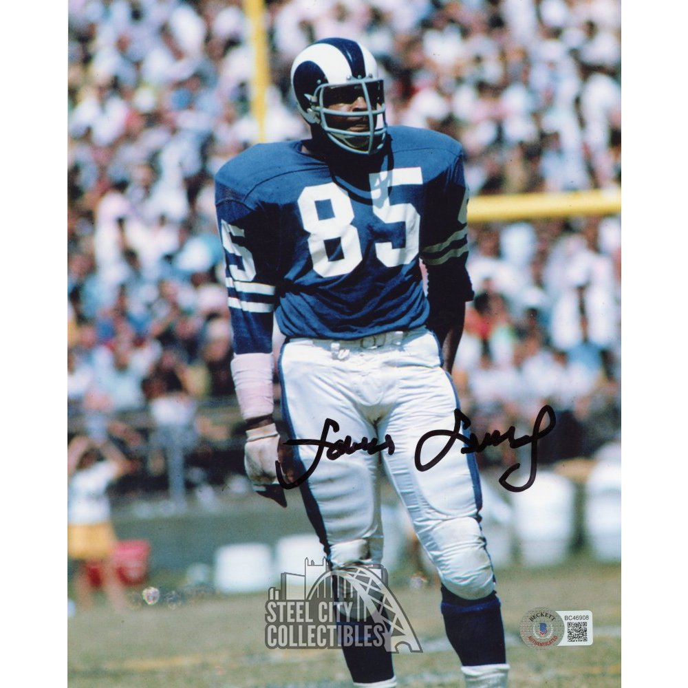 Lamar Lundy Autographed Los Angeles Rams 8x10 Photo - BAS | Steel City ...