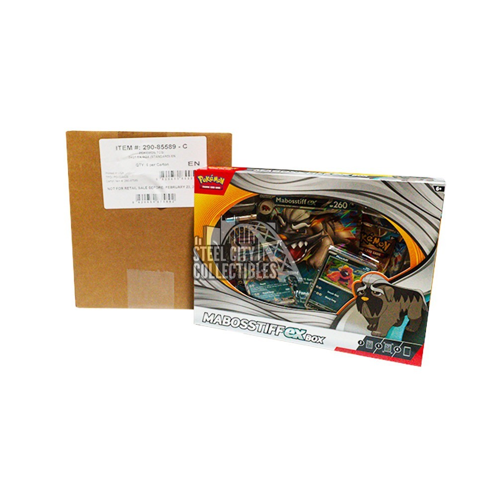 Pokemon Mabosstiff ex Collection 6-Box Case | Steel City Collectibles