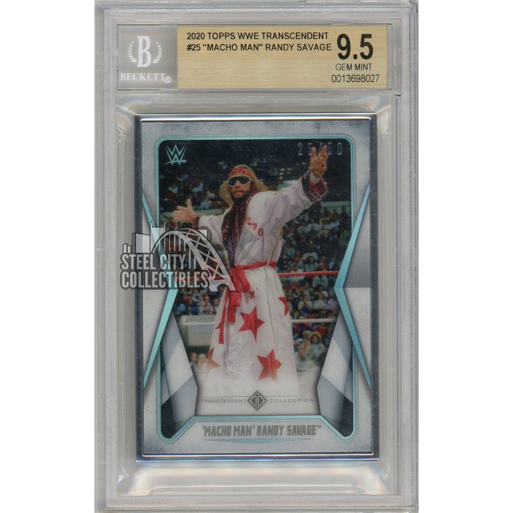Macho Man Randy Savage 2020 Topps Transcendent WWE Collection Card 25/ ...