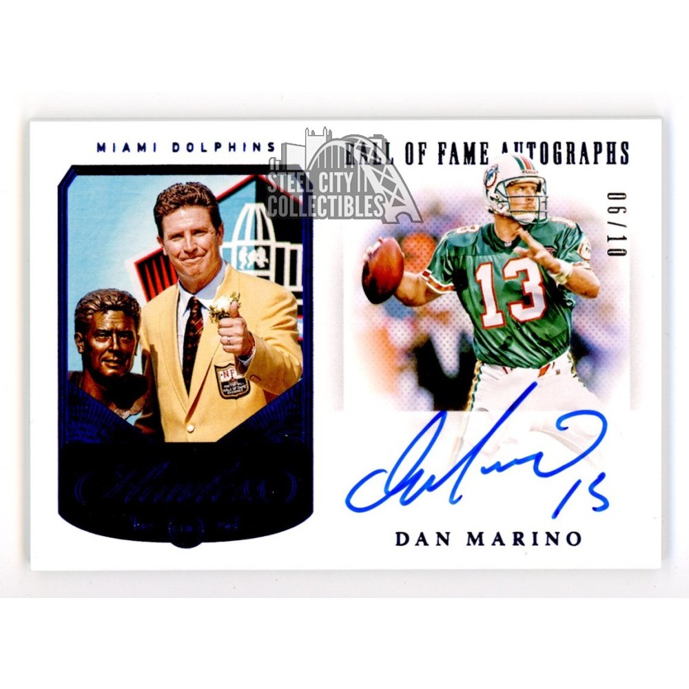 Dan Marino 2021 Panini Flawless Hall Of Fame Autograph Card #HFA-DMA 06 ...