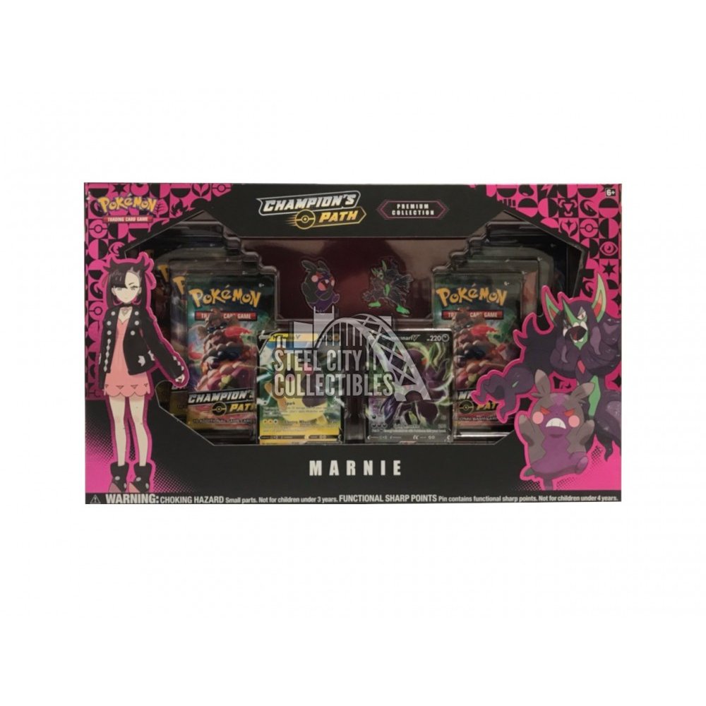 Pokemon Champion's Path Premium Collection Marnie Box | Steel City Collectibles