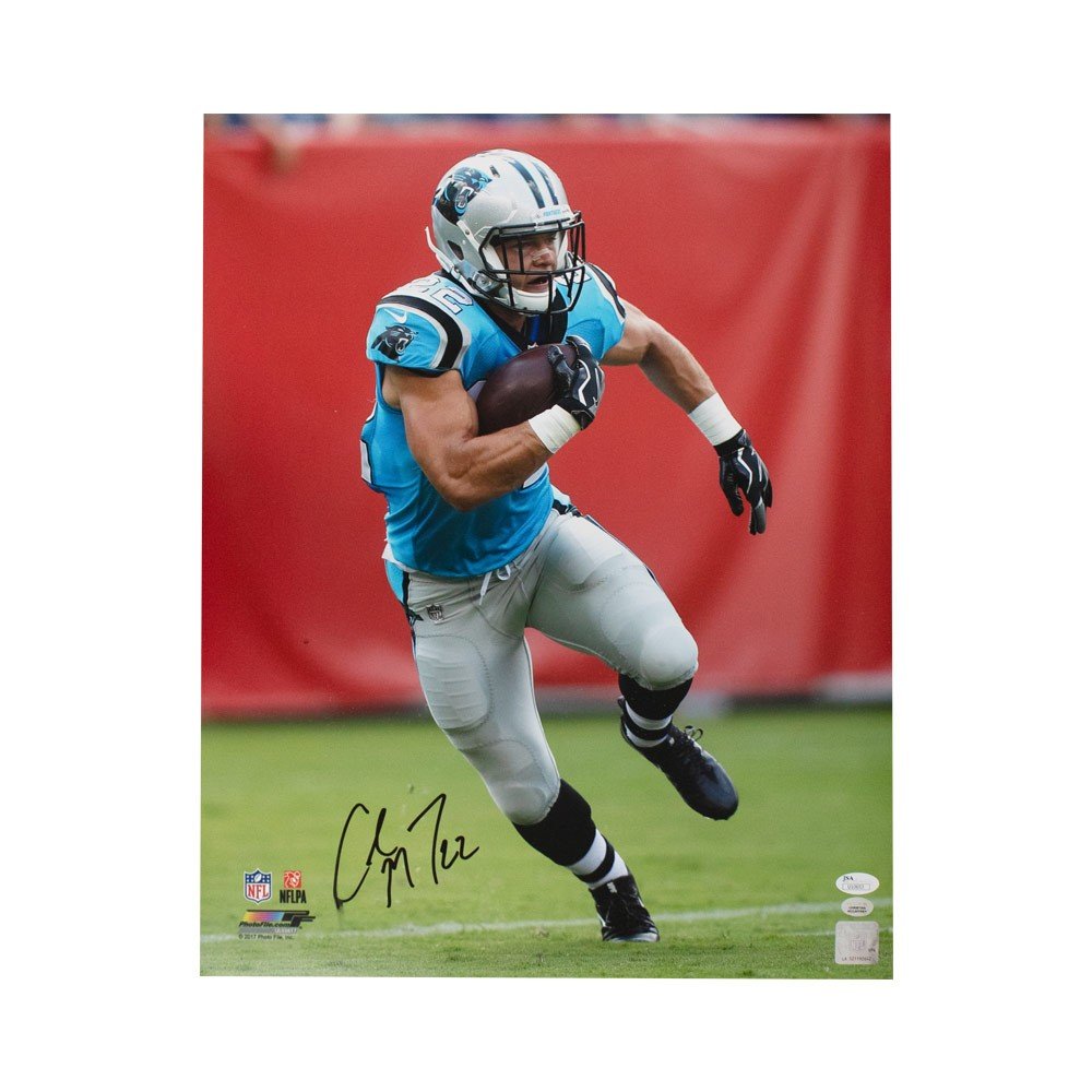 Christian McCaffrey Autographed Carolina Panthers 16x20 Photo - JSA COA ...