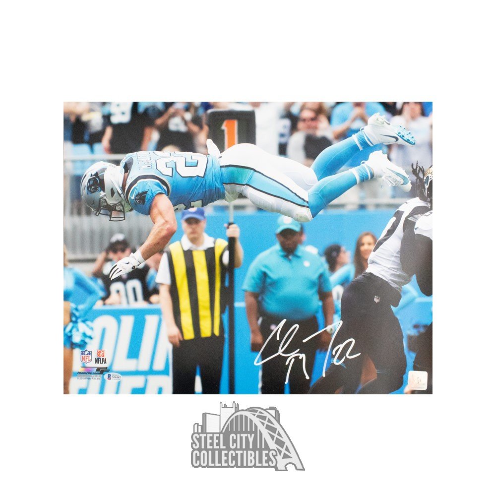 Christian McCaffrey Autographed Carolina Panthers 16x20 Photo - BAS COA ...
