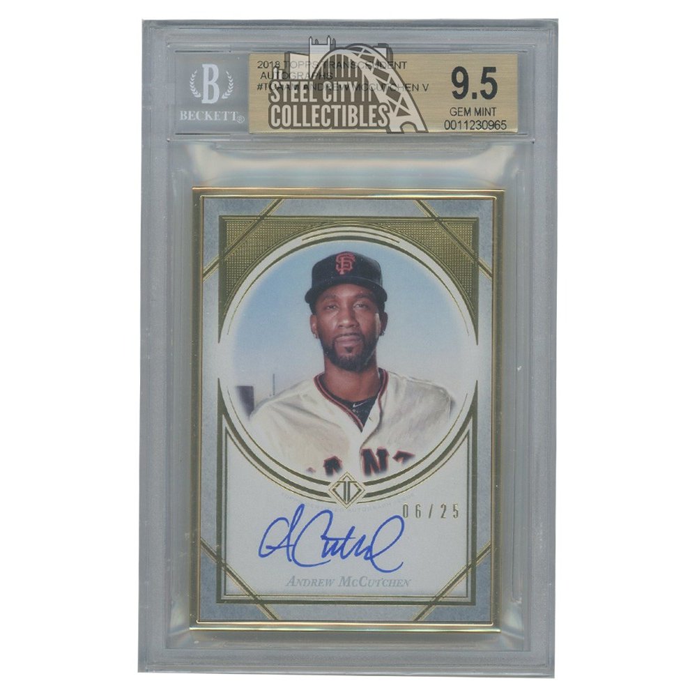 Andrew McCutchen 2018 Topps Transcendent Autographed Card 6/25 TCA-AM ...