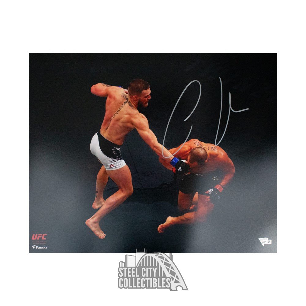 Conor McGregor Autographed UFC 16x20 Photo - Fanatics (Alvarez KO ...