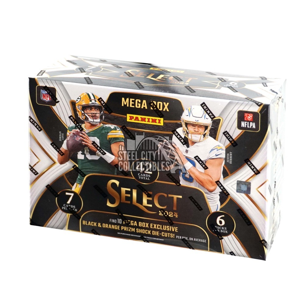 2024 Panini Select Football Hobby Mega Box | Steel City Collectibles