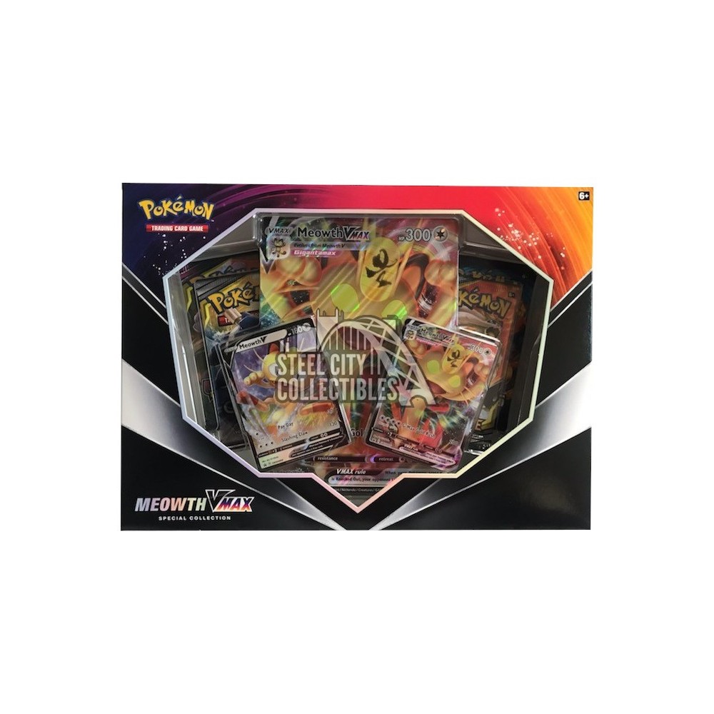 Pokemon Meowth V-Max Special Collection Box | Steel City Collectibles