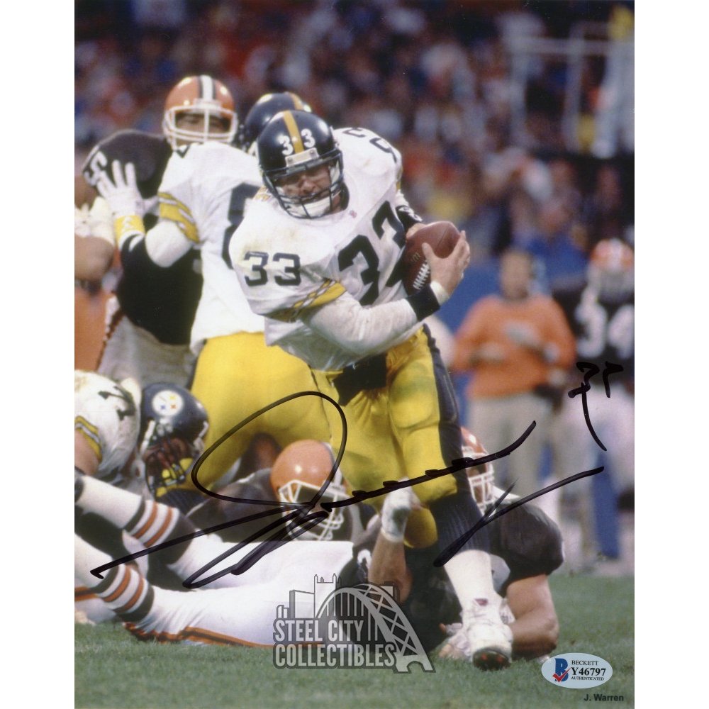 Merril Hoge Autographed Pittsburgh Steelers 8x10 Photo - BAS COA (Black ...