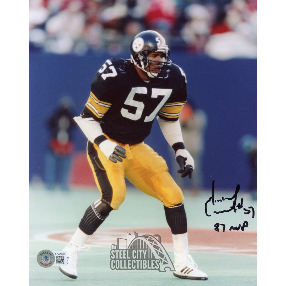 Mike Merriweather 87 MVP Autographed Pittsburgh Steelers 8x10 Photo ...