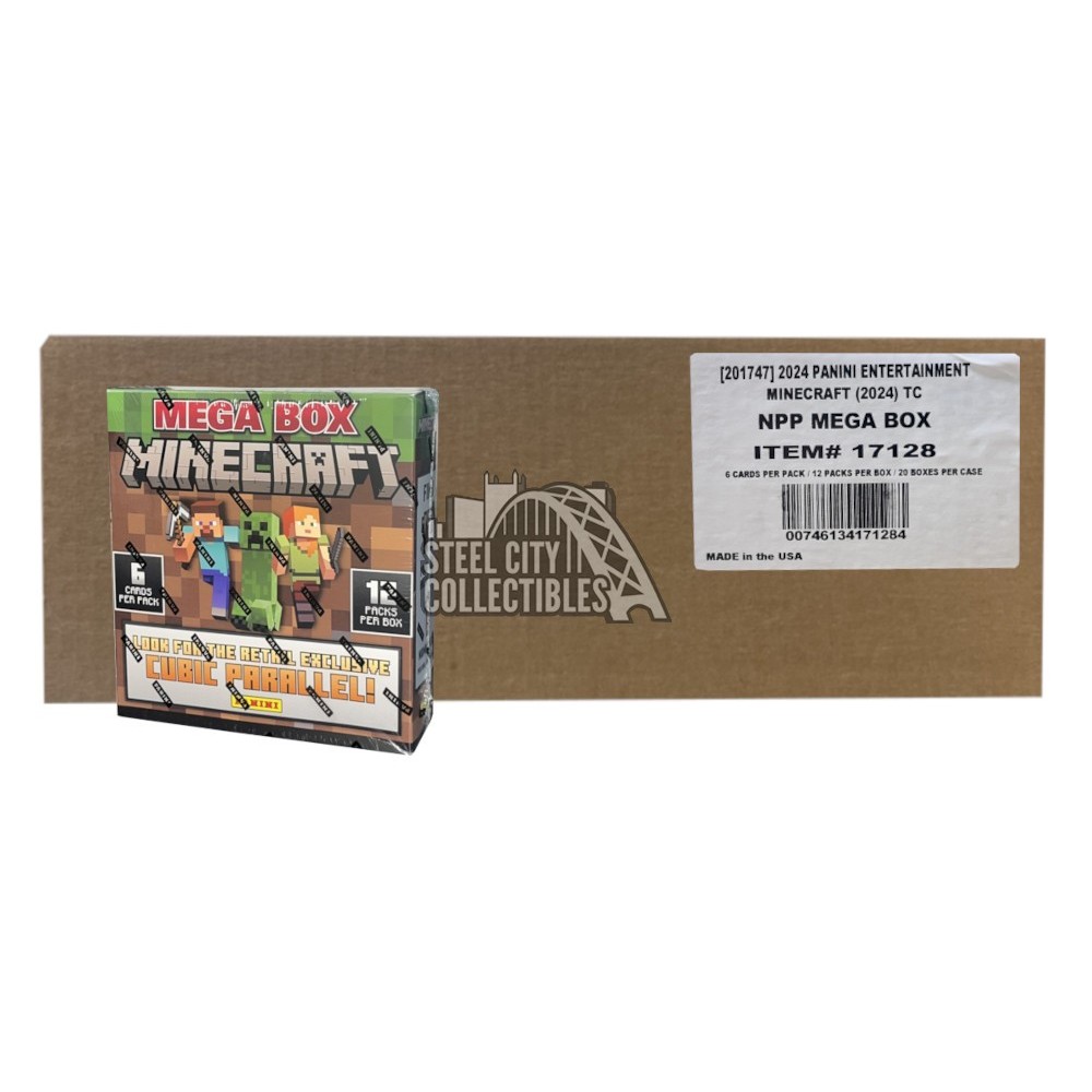 2024 Panini Minecraft Mega 20-Box Case | Steel City Collectibles