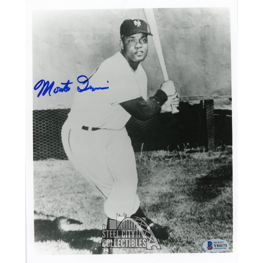 Monte Irvin Autographed New York Giants 8x10 Photo - BAS COA | Steel ...