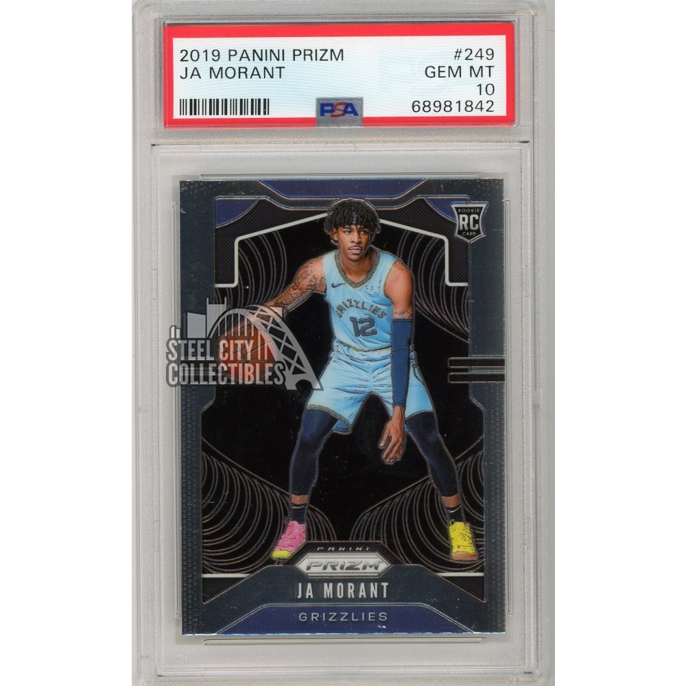 Ja Morant 2019-20 Panini Prizm Rookie Card #249 PSA 10 Gem Mint | Steel ...