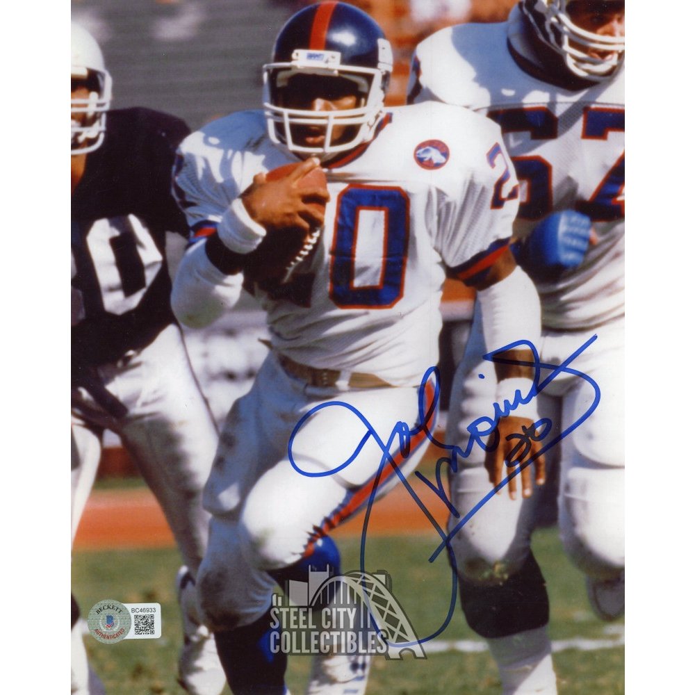 Joe Morris Autographed New York Giants 8x10 Photo - BAS | Steel City ...