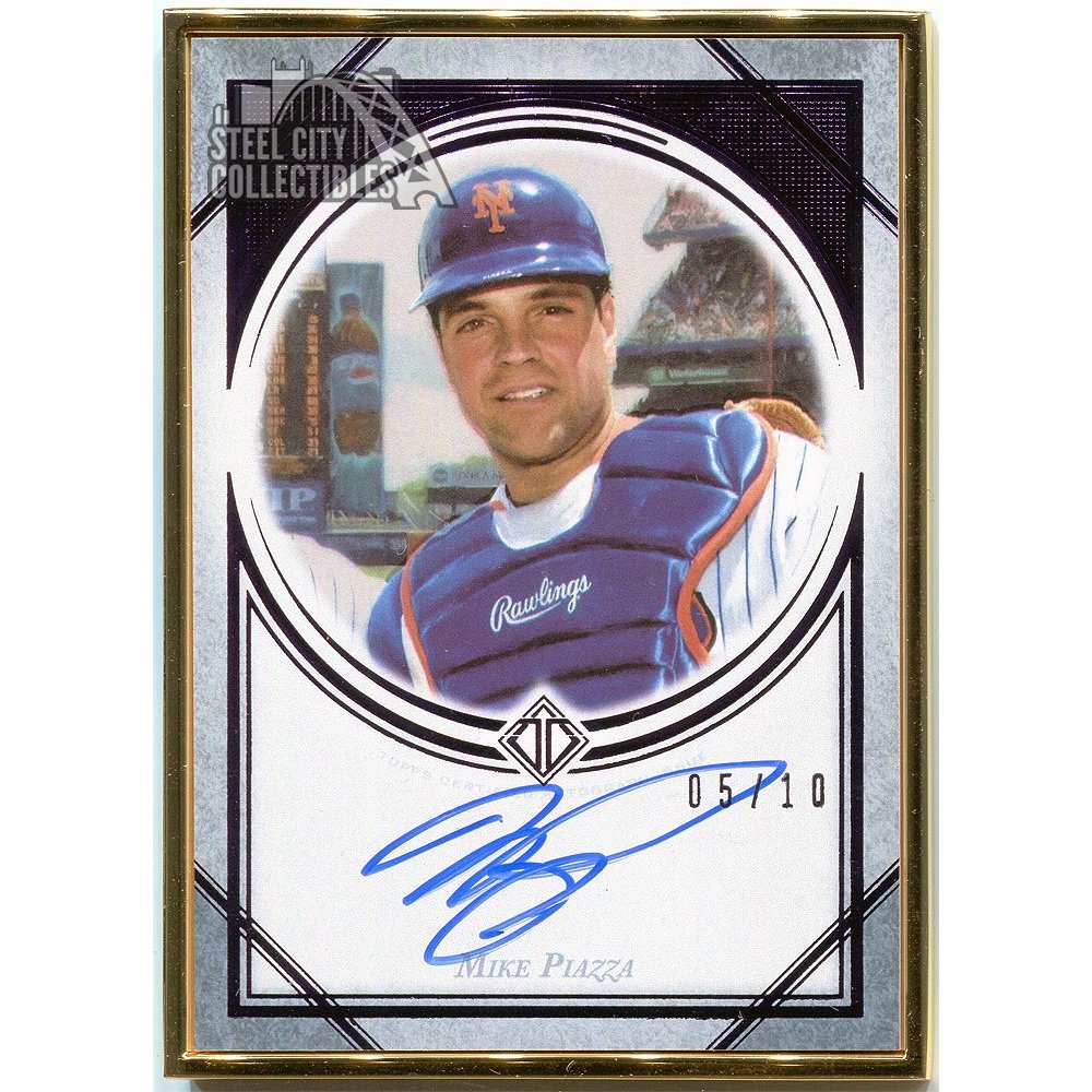 Mike Piazza 2018 Topps Transcendent Autograph Purple Parallel 5/10 (TCA ...