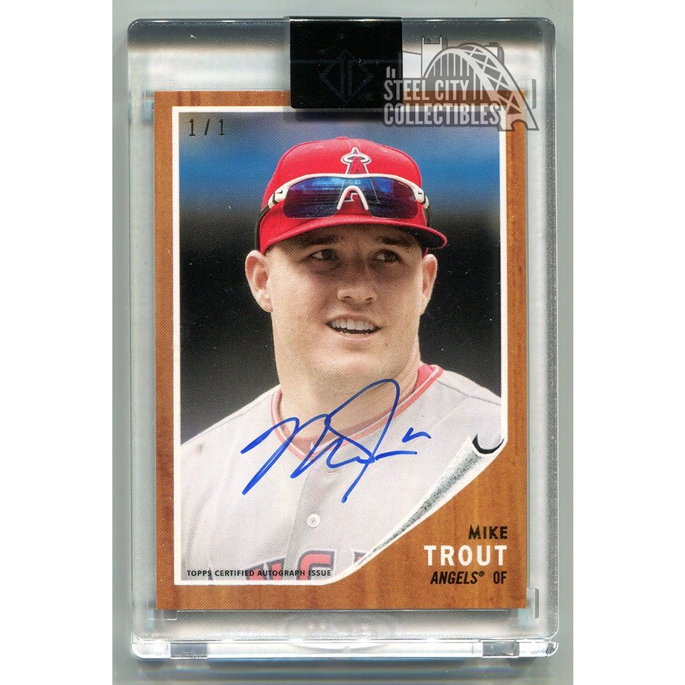Mike Trout 2018 Topps Transcendent Through the Years Autograph 1/1 MT ...