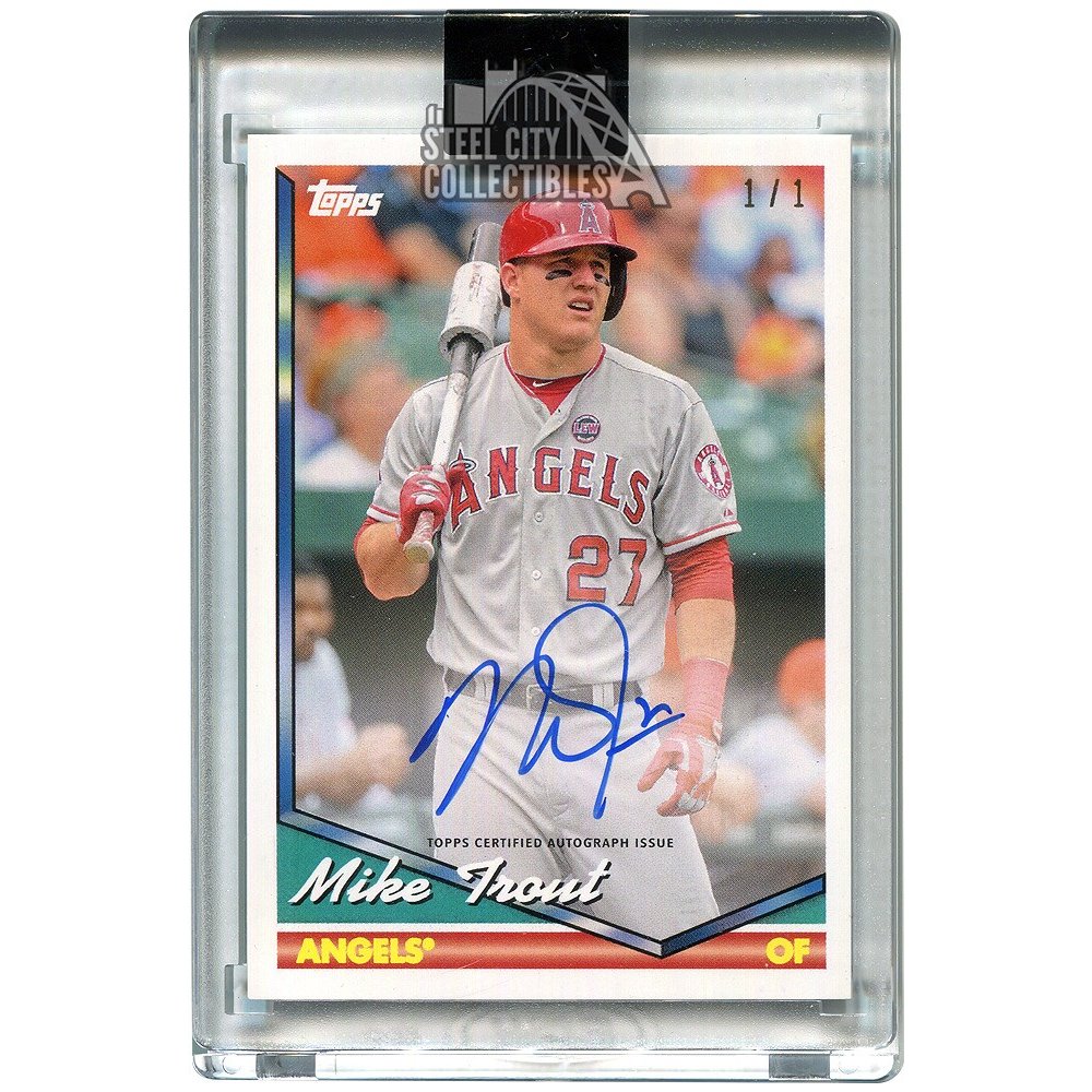Mike Trout 2018 Topps Transcendent Through the Years Autograph 1/1 MT ...